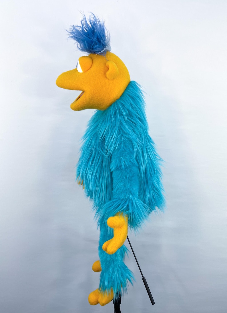 Professional Hand Puppet - Furry Alien Monster Muppet Inspired Puppet ...