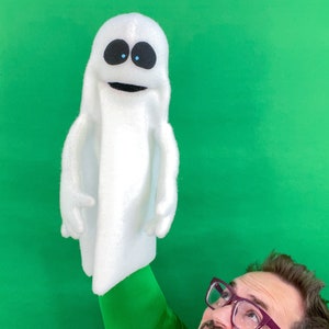Professional Hand Puppet - Adorable Ghost - Muppet Style Character ...