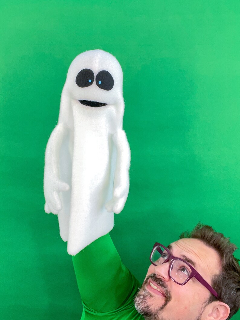 Professional Hand Puppet - Adorable Ghost - Muppet Style Character ...