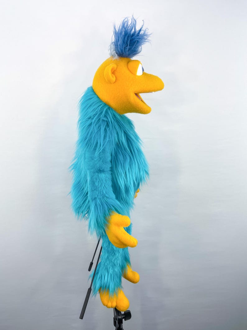 Professional Hand Puppet - Furry Alien Monster Muppet Inspired Puppet ...