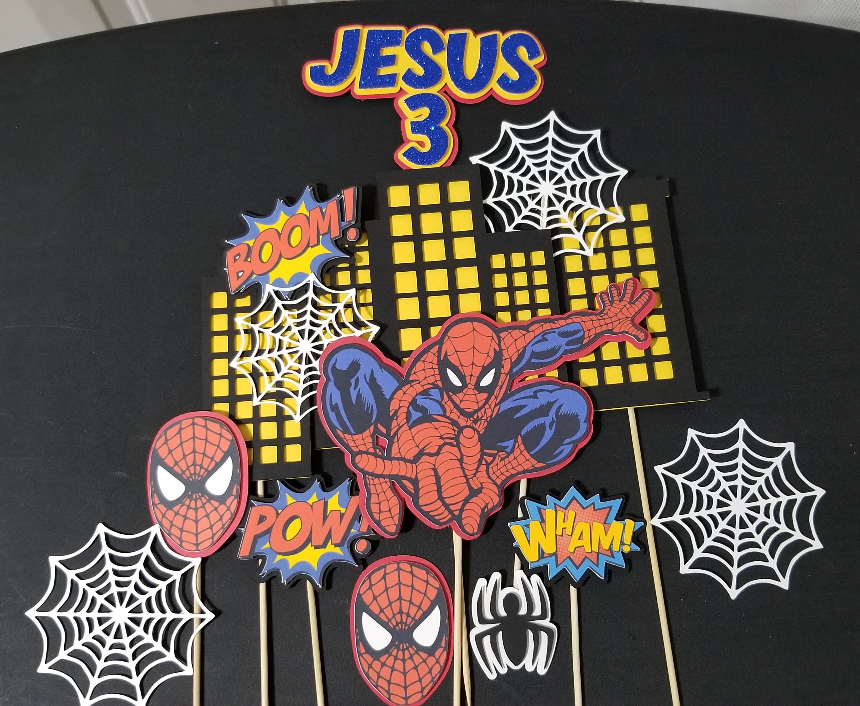 Spiderman Cake Topper - Etsy