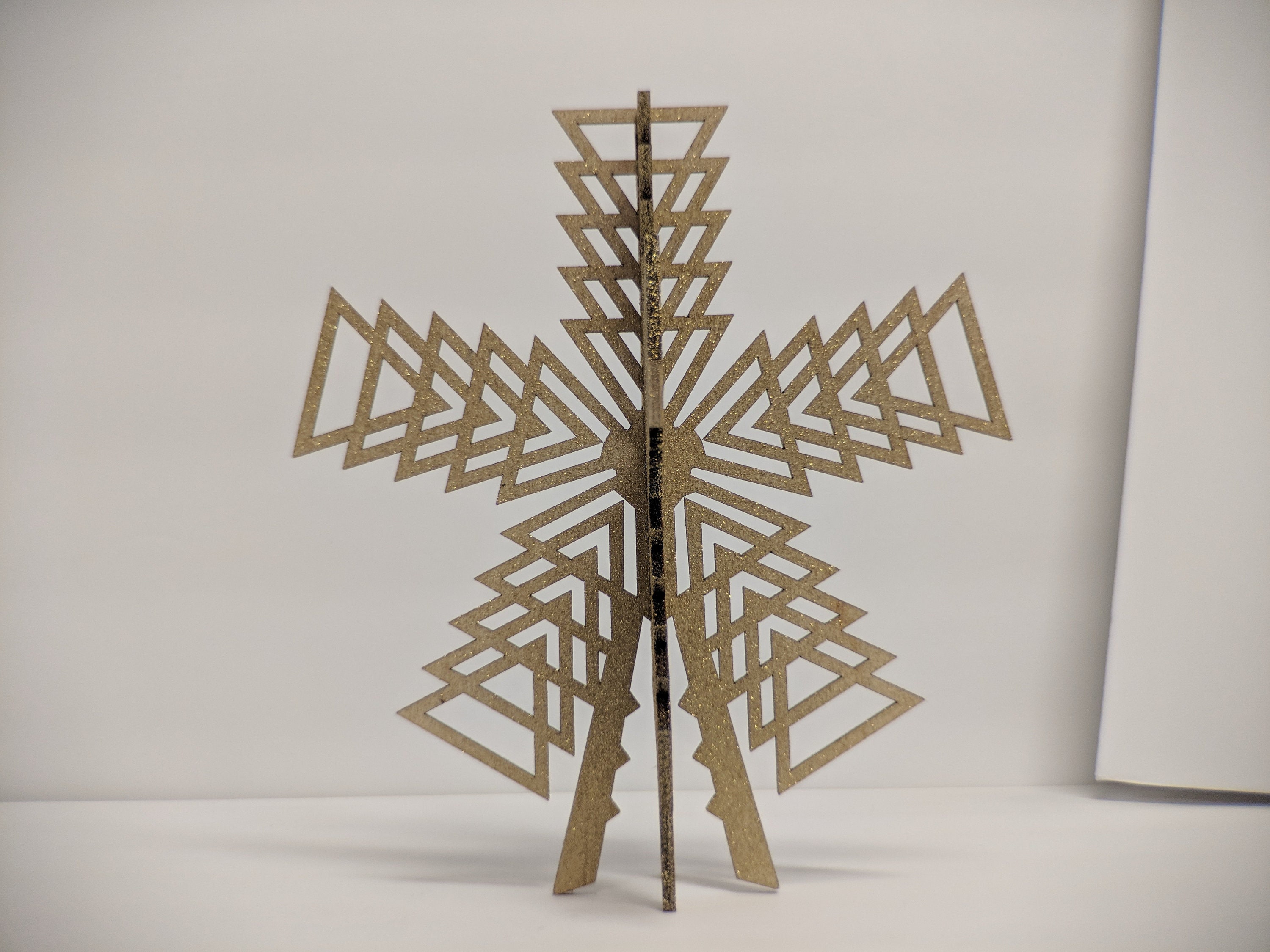 Christmas Tree Topper-art Deco Geometrical Shapes - Etsy