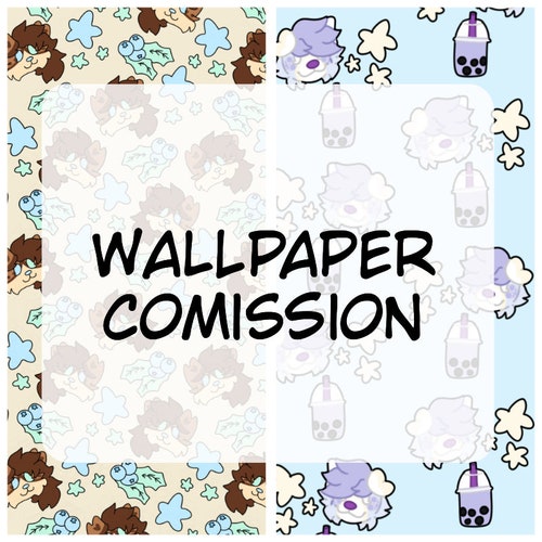 Custom Phone Wallpaper Fully Art Commission - Etsy