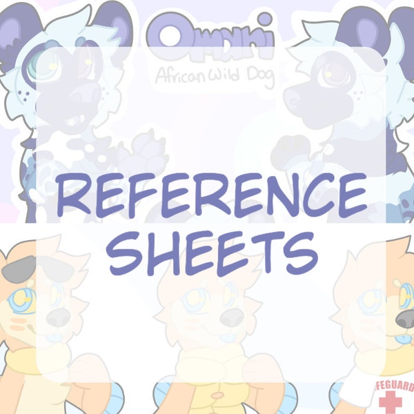 Character Reference Sheet - Etsy