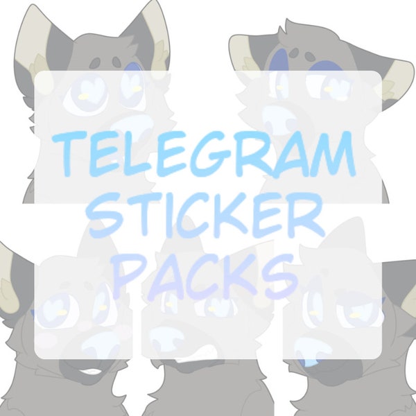 Telegram Furry Stickers - Etsy