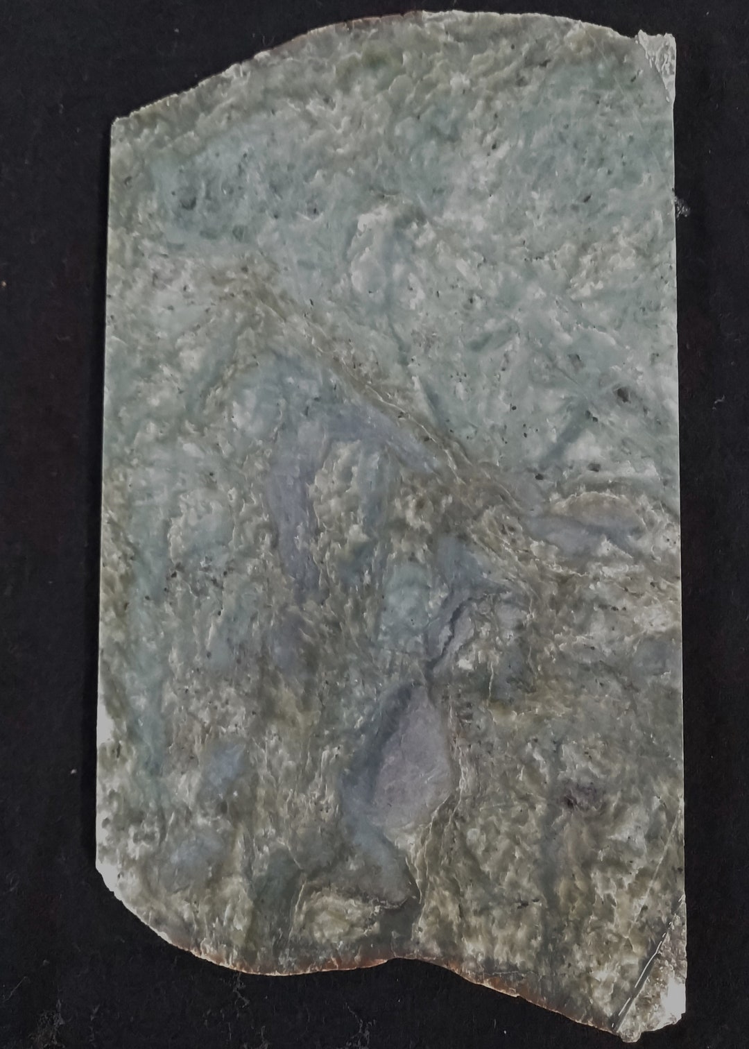 Blue/green Jade From Darrington Washington With Purple Serpentine ...