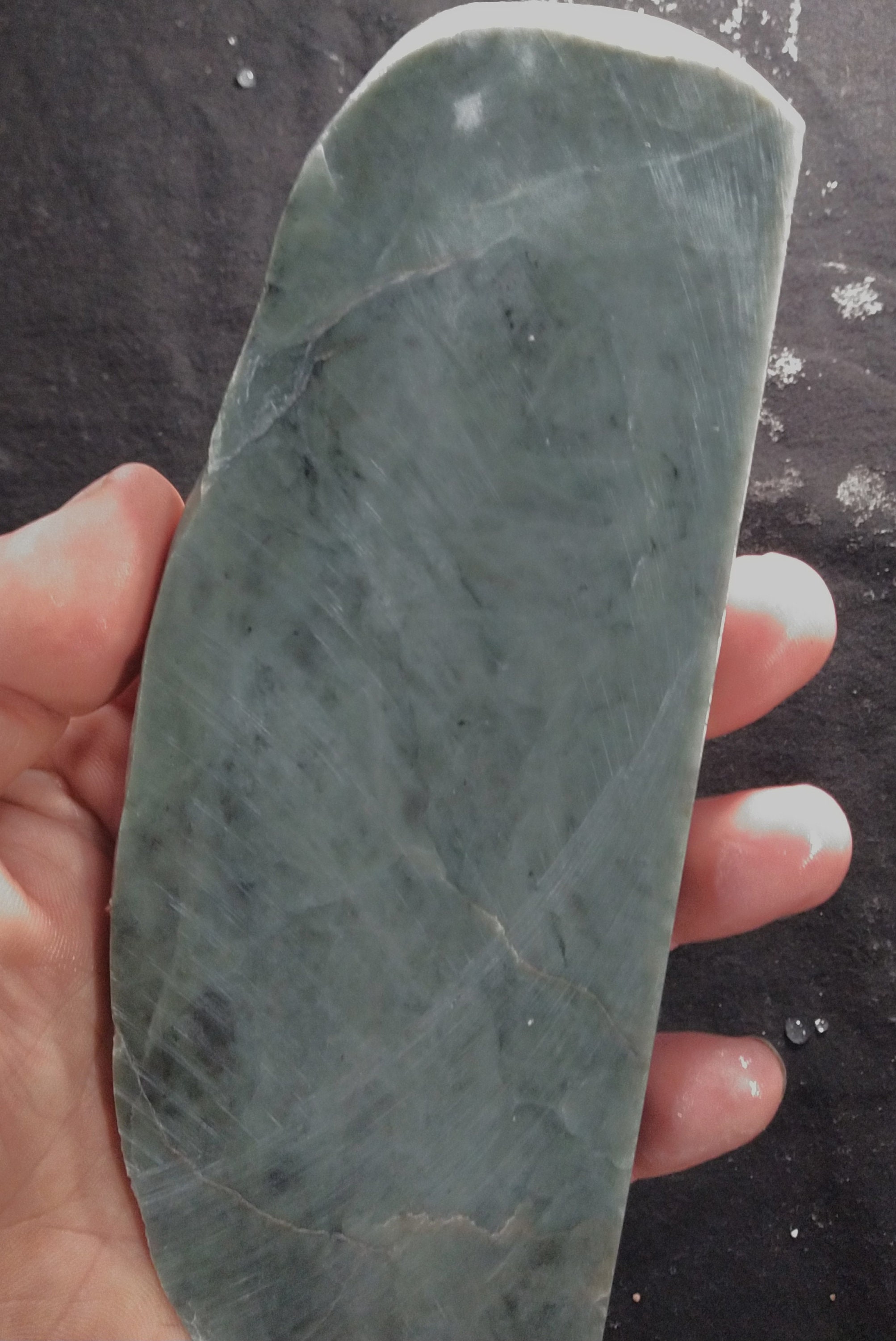 Blue/green Jade From Darrington Washington, Large Thick Rough Slab for ...