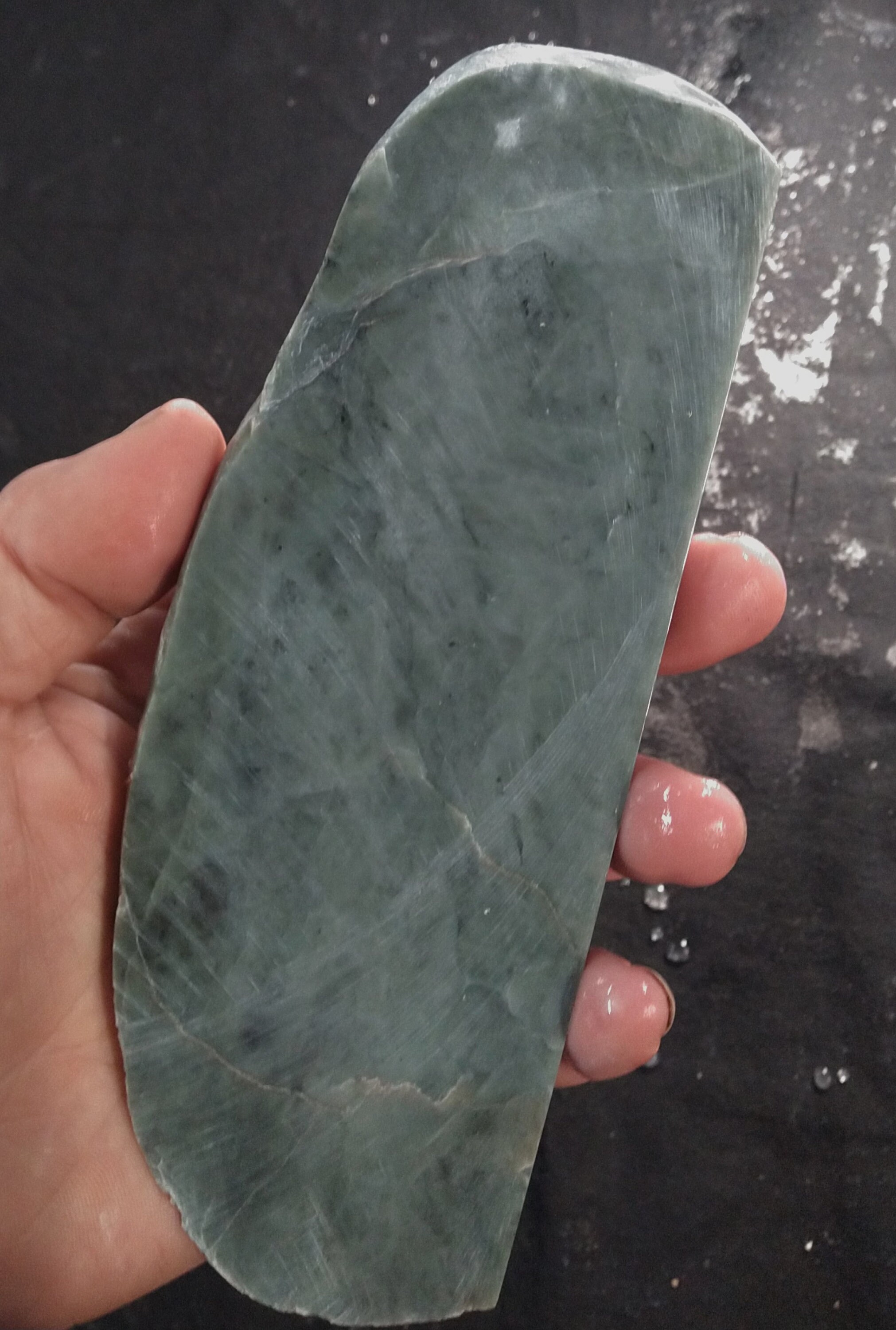 Blue/green Jade From Darrington Washington, Large Thick Rough Slab for ...
