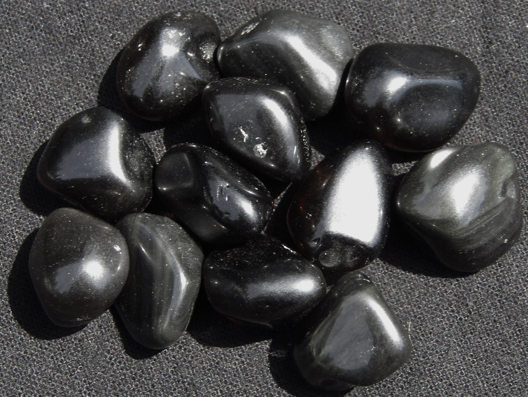 Assorted Tumbled Apache Tears Obsidian Nodules for Beading, Jewelry ...