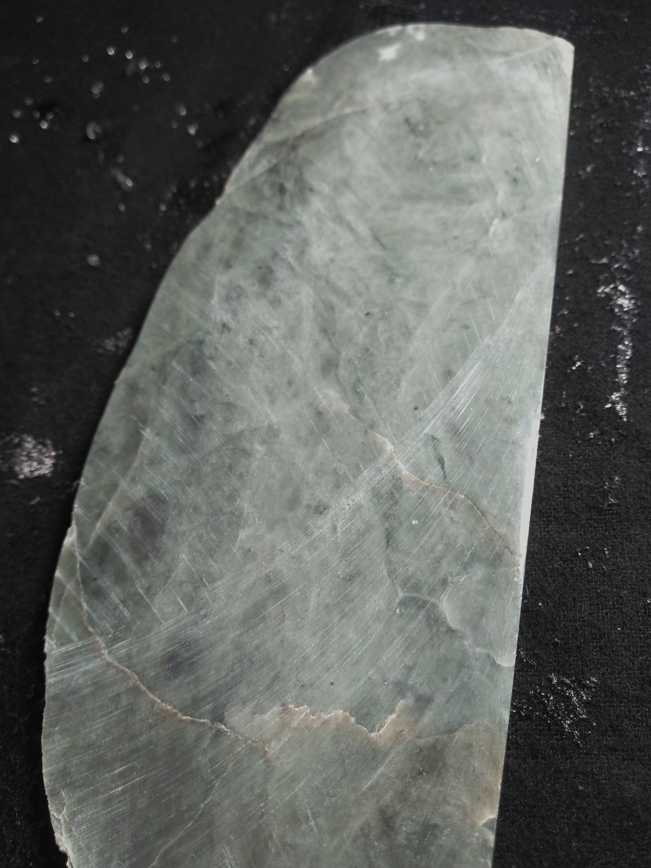 Blue/green Jade From Darrington Washington, Large Thick Rough Slab for ...