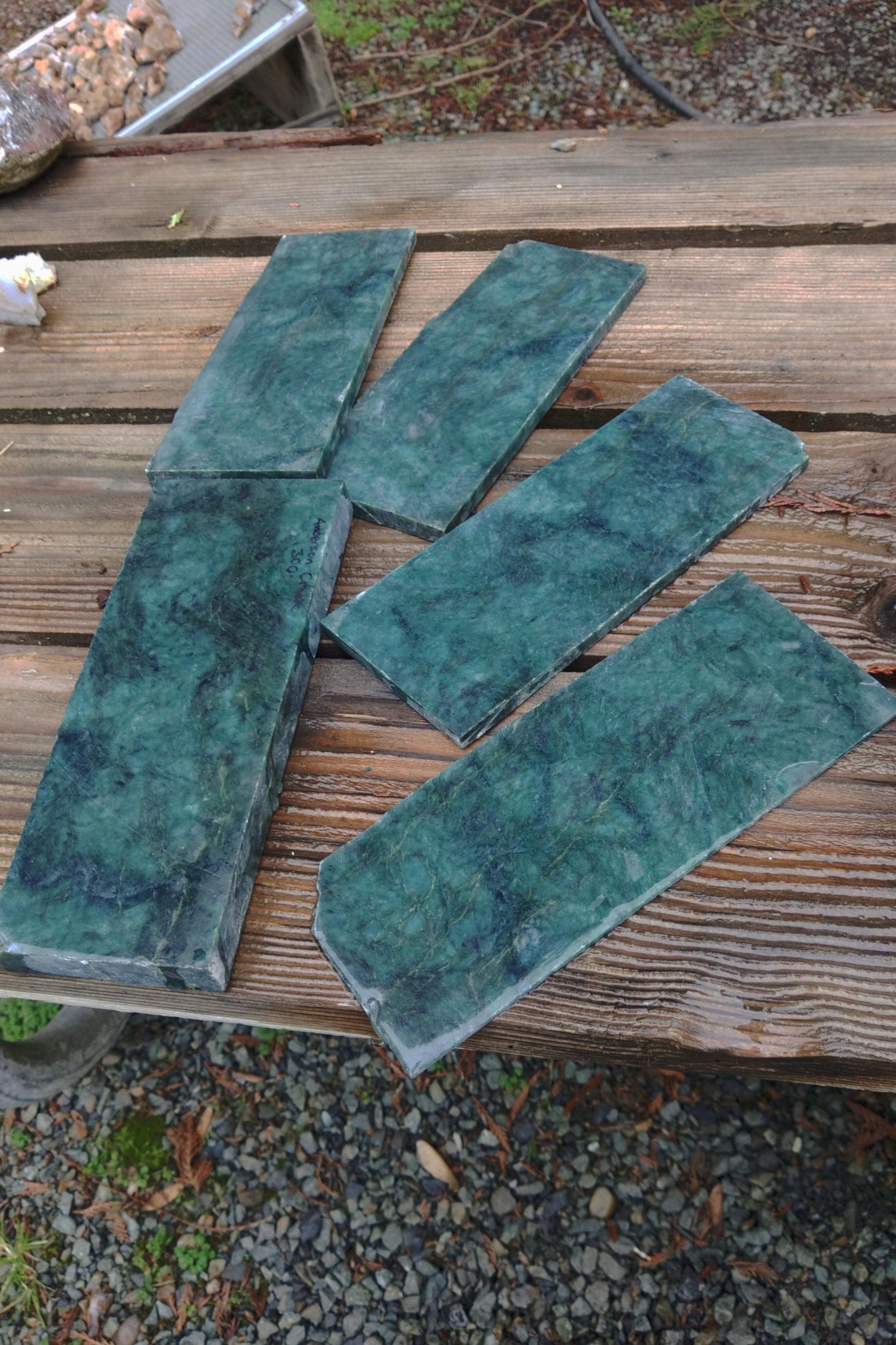 Blue/green Jade From Darrington Washington, Large Rough Slab for ...