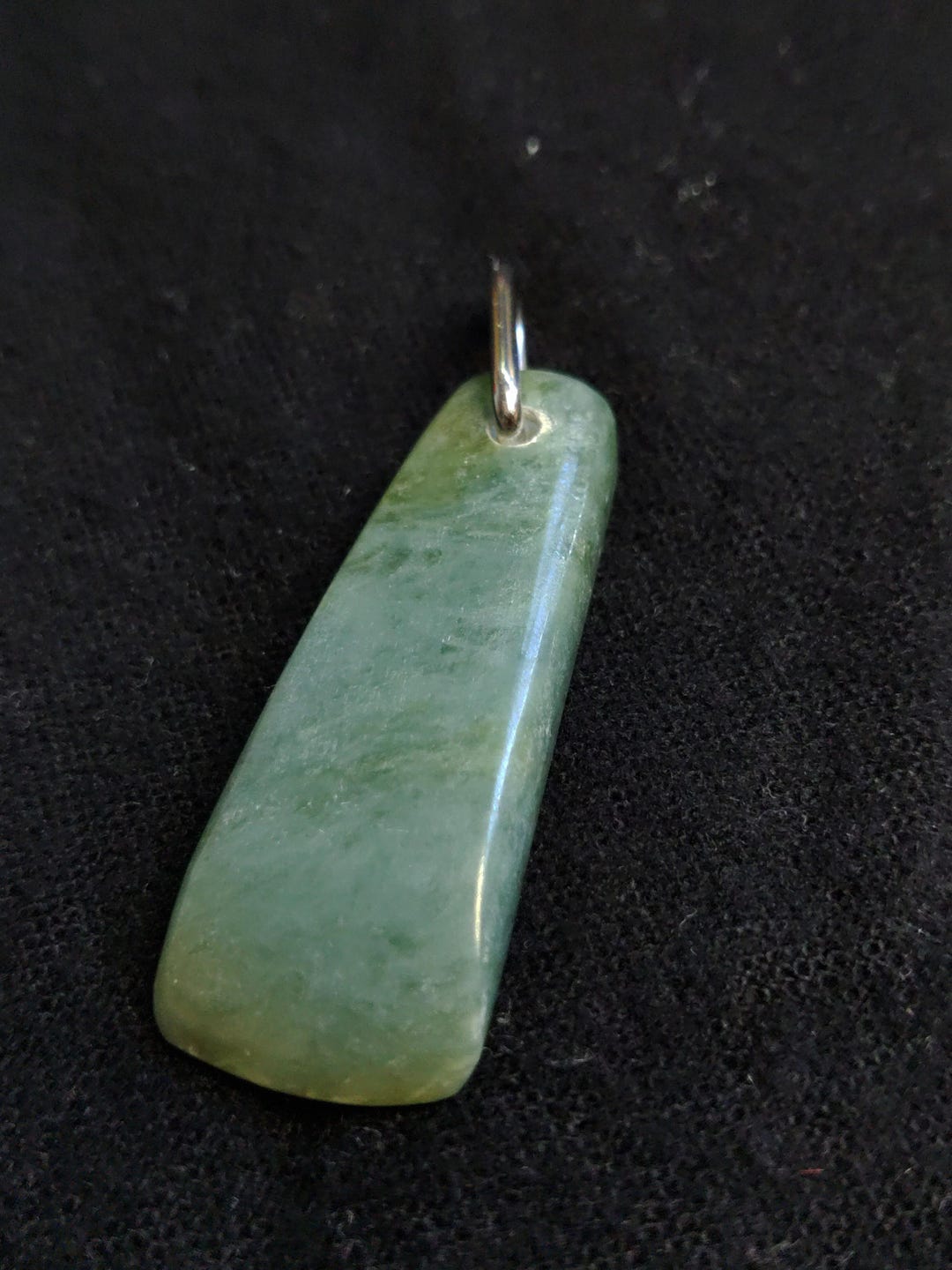 RARE "blue & Blonde" Nephrite Jade From Oso, WA, Adz Toki Pendant - Etsy