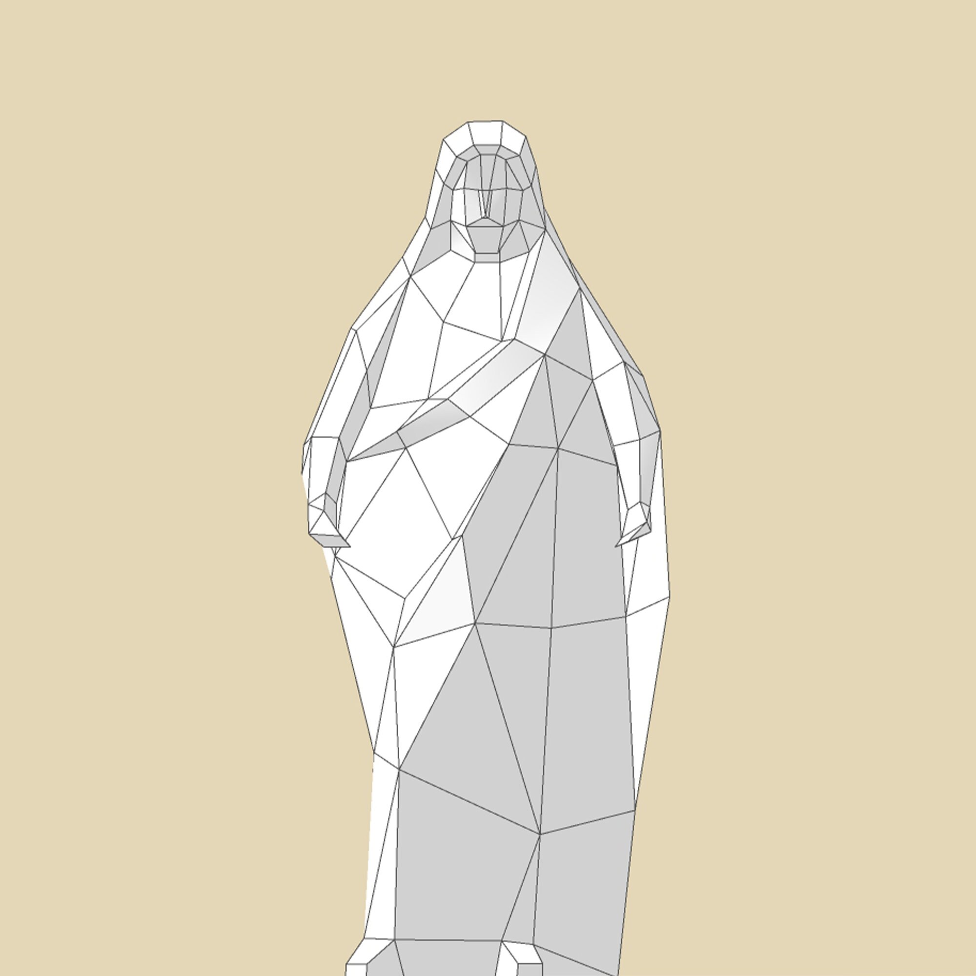 DIY 3D Papercraft Model Jesus, Jesus, 3D Papercraft Model, DIY - Etsy