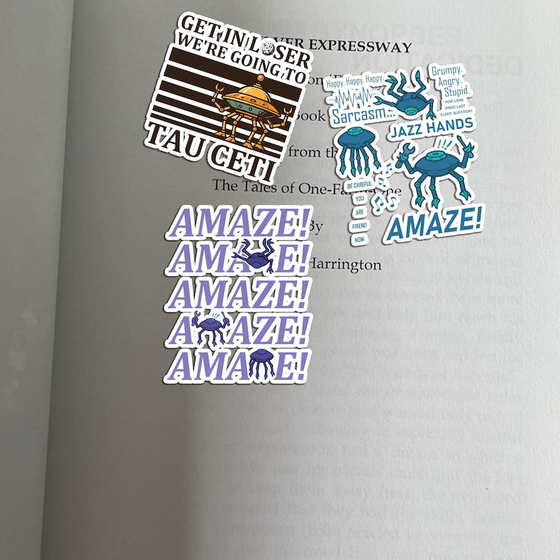 Rocky Amaze, Project Hail Mary, Astrophage, Sticker Pack! - Etsy