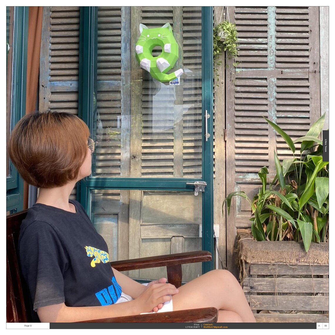 Feline, Papercraft Kitty, Meow, Diy Paper Kitten, Home Decoration ...