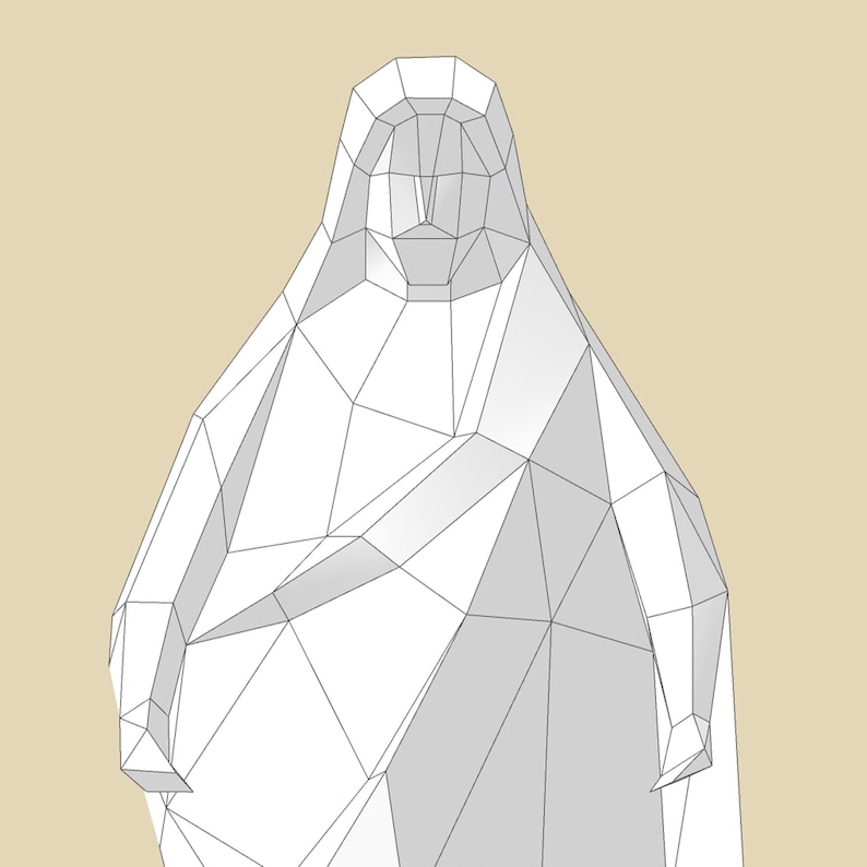 DIY 3D Papercraft Model Jesus, Jesus, 3D Papercraft Model, DIY - Etsy