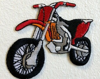 Dirt Bike Applique - Etsy