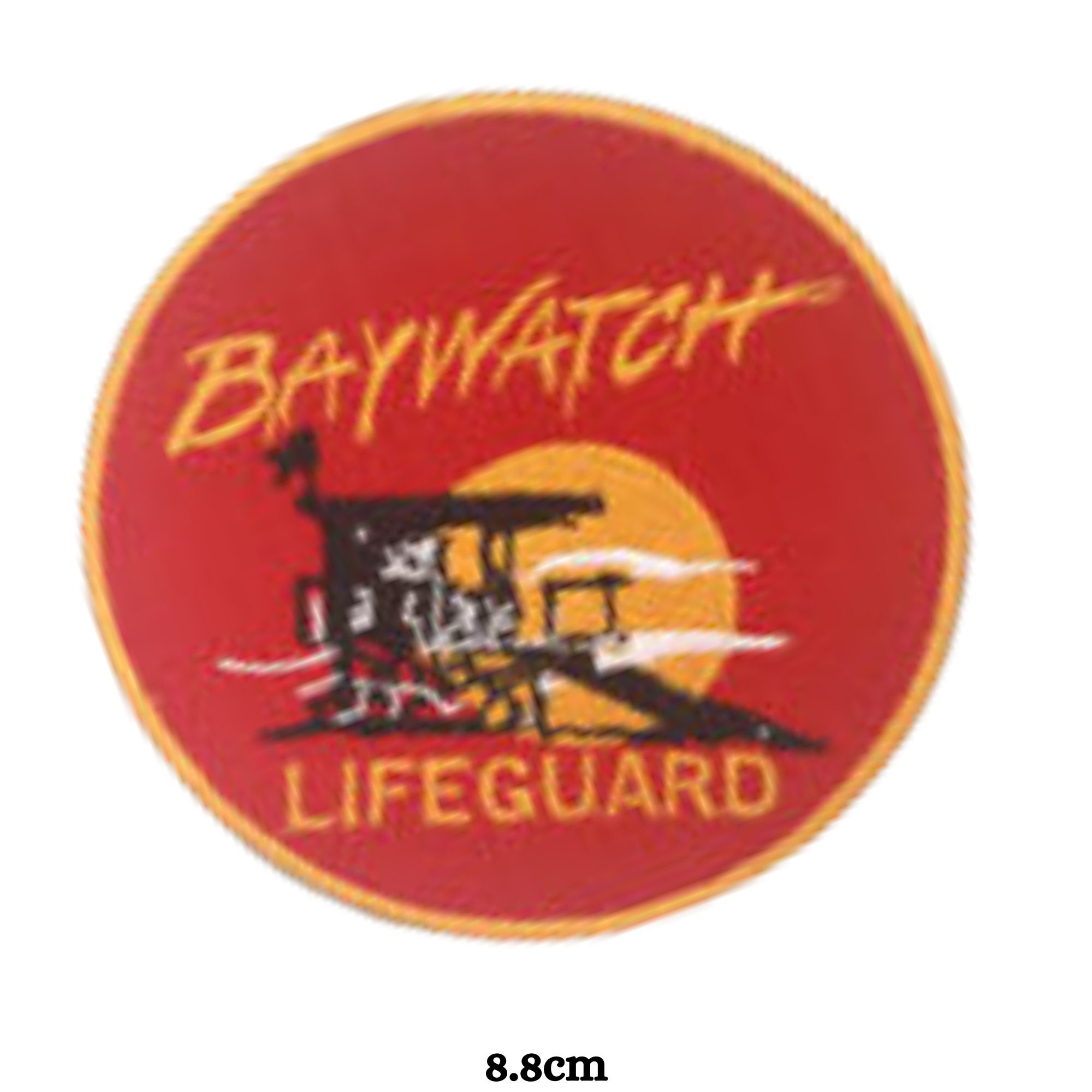 BAYWATCH Swimsuit Lifeguard Logo Iron-on Embroidered Patch Applique - Etsy
