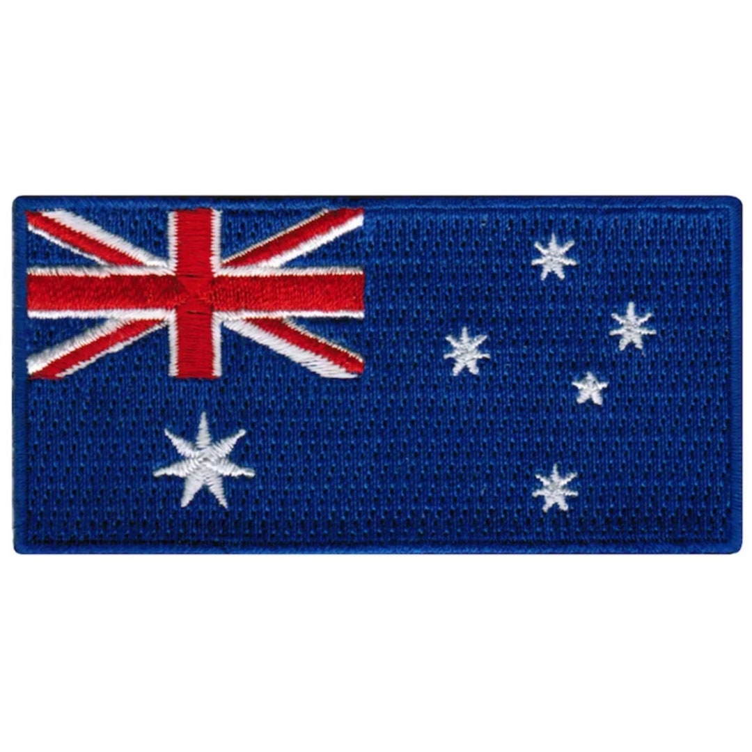 Australia Flag Patch Embroidered Iron-on Applique, Shoulder Uniform ...