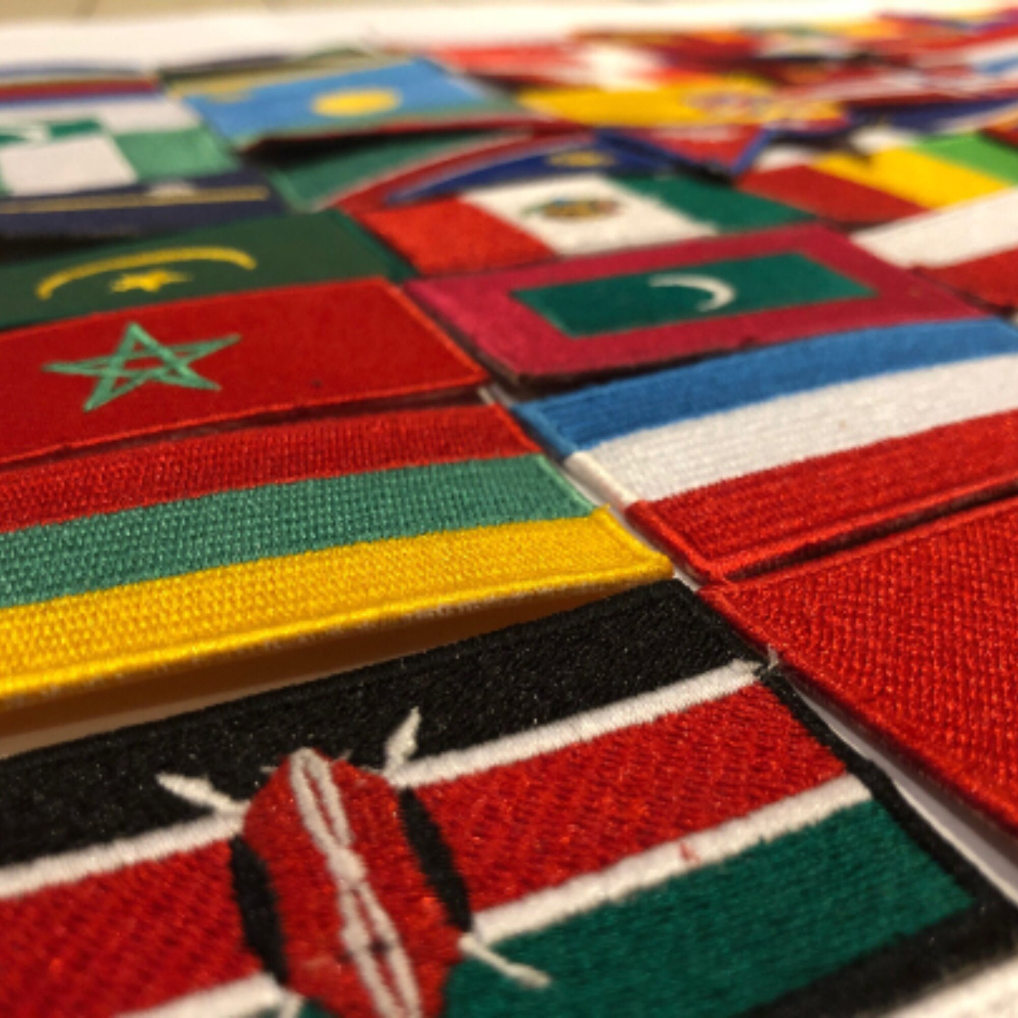 International Countries Flags Different National Flag Clothes Iron on ...
