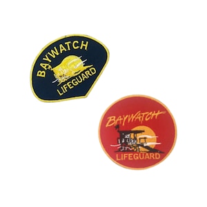 BAYWATCH Swimsuit Lifeguard Logo Iron-on Embroidered Patch Applique - Etsy