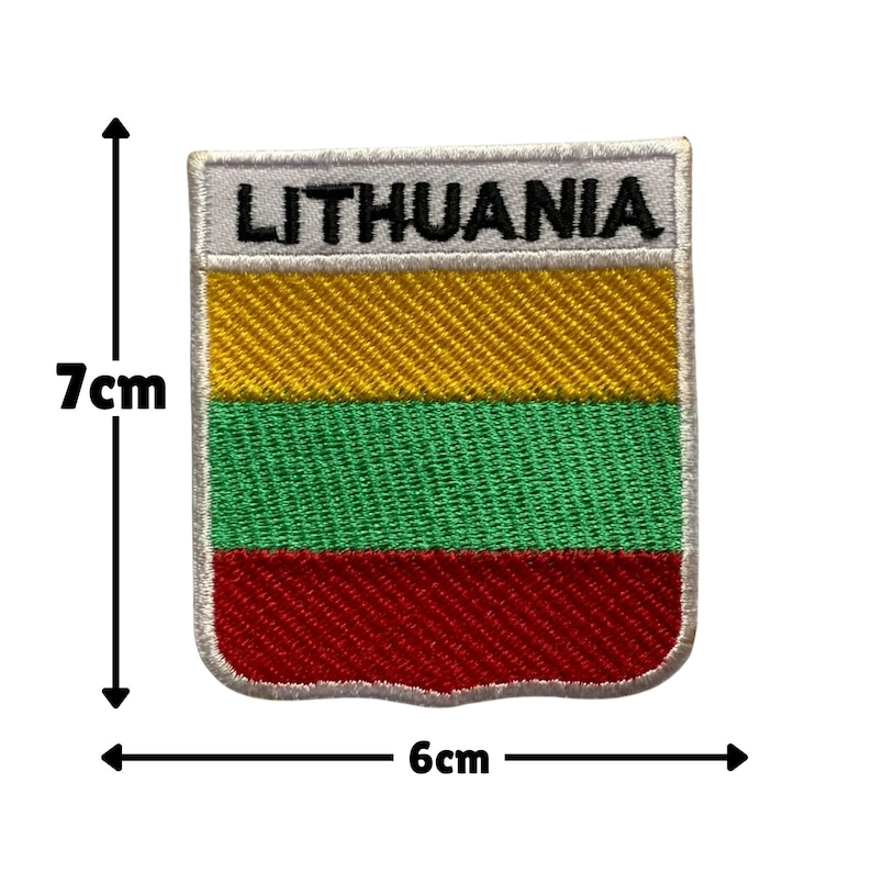 All World International Country Shield Flag With Name Iron on Patch ...