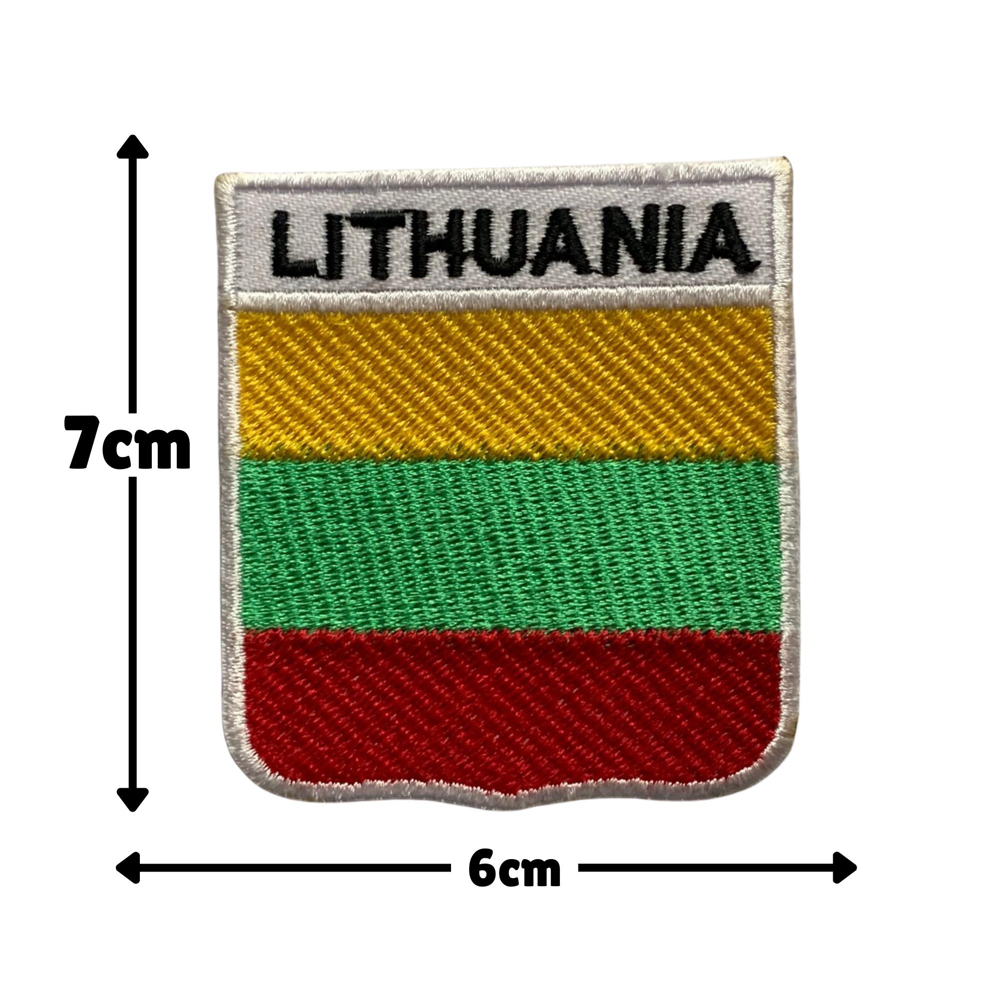 All World International Country Shield Flag With Name Iron on Patch ...