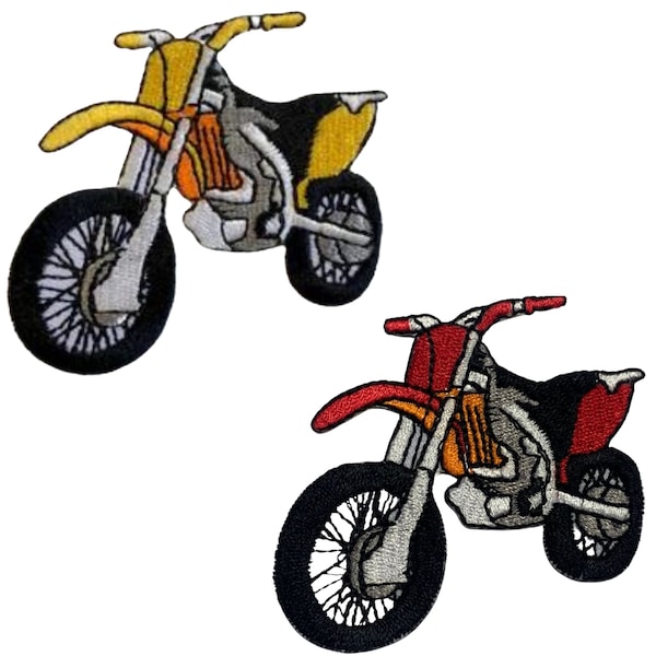 Dirt Bike Applique - Etsy