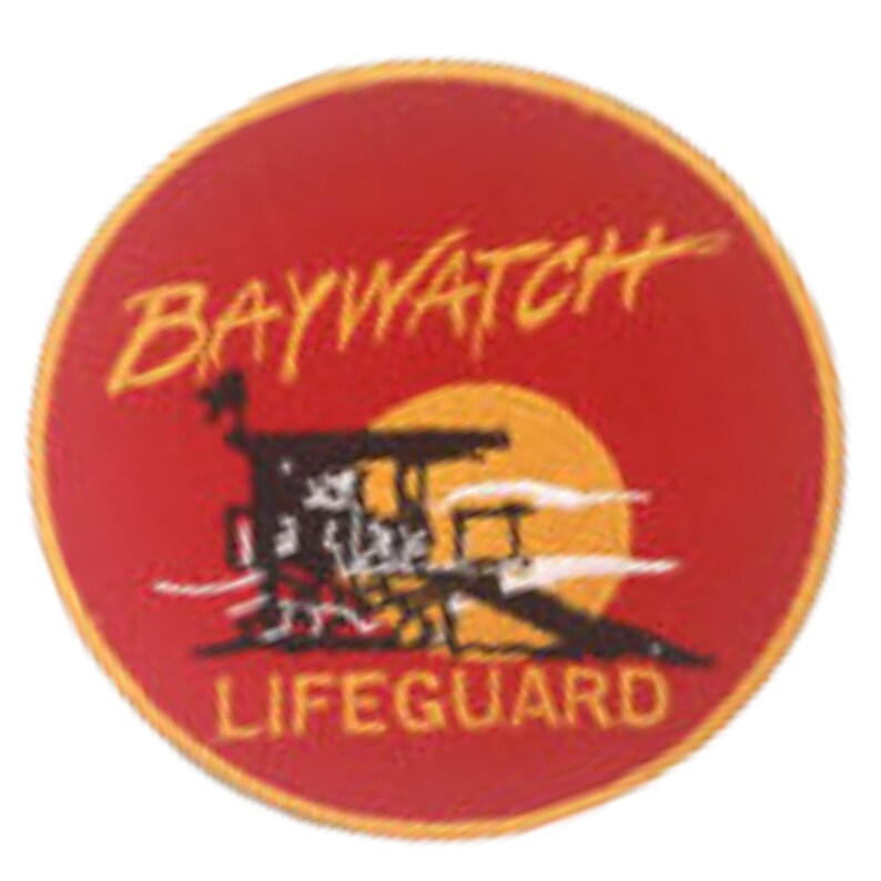 BAYWATCH Swimsuit Lifeguard Logo Iron-on Embroidered Patch Applique - Etsy