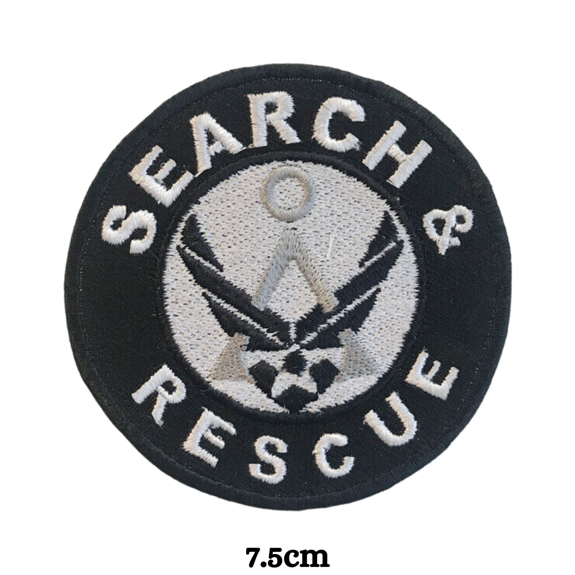 Search and Rescue Badge Iron on Sew on Embroidered Patch Applique - Etsy