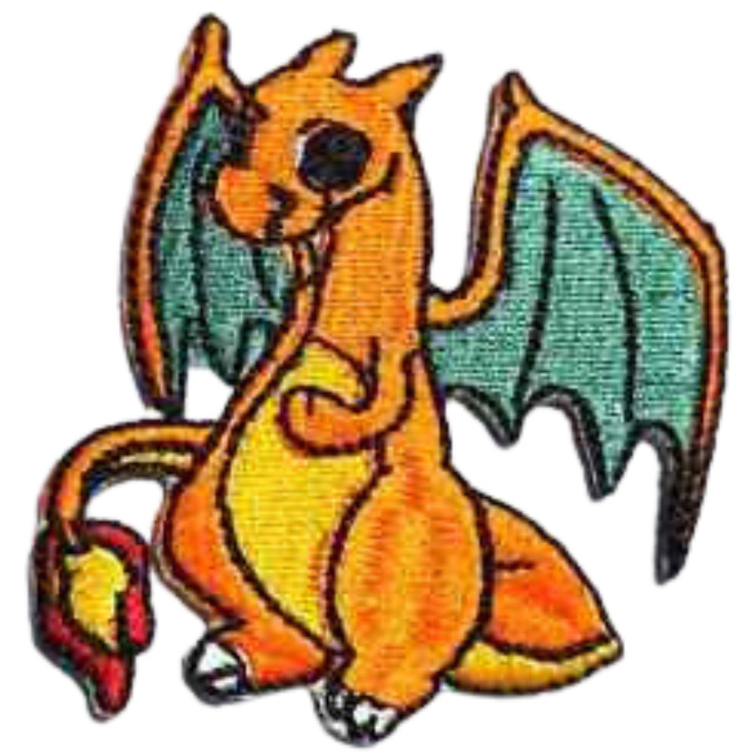 Charmander Flying Pokemon Character Clothing Jacket Shirt Iron on Sew ...