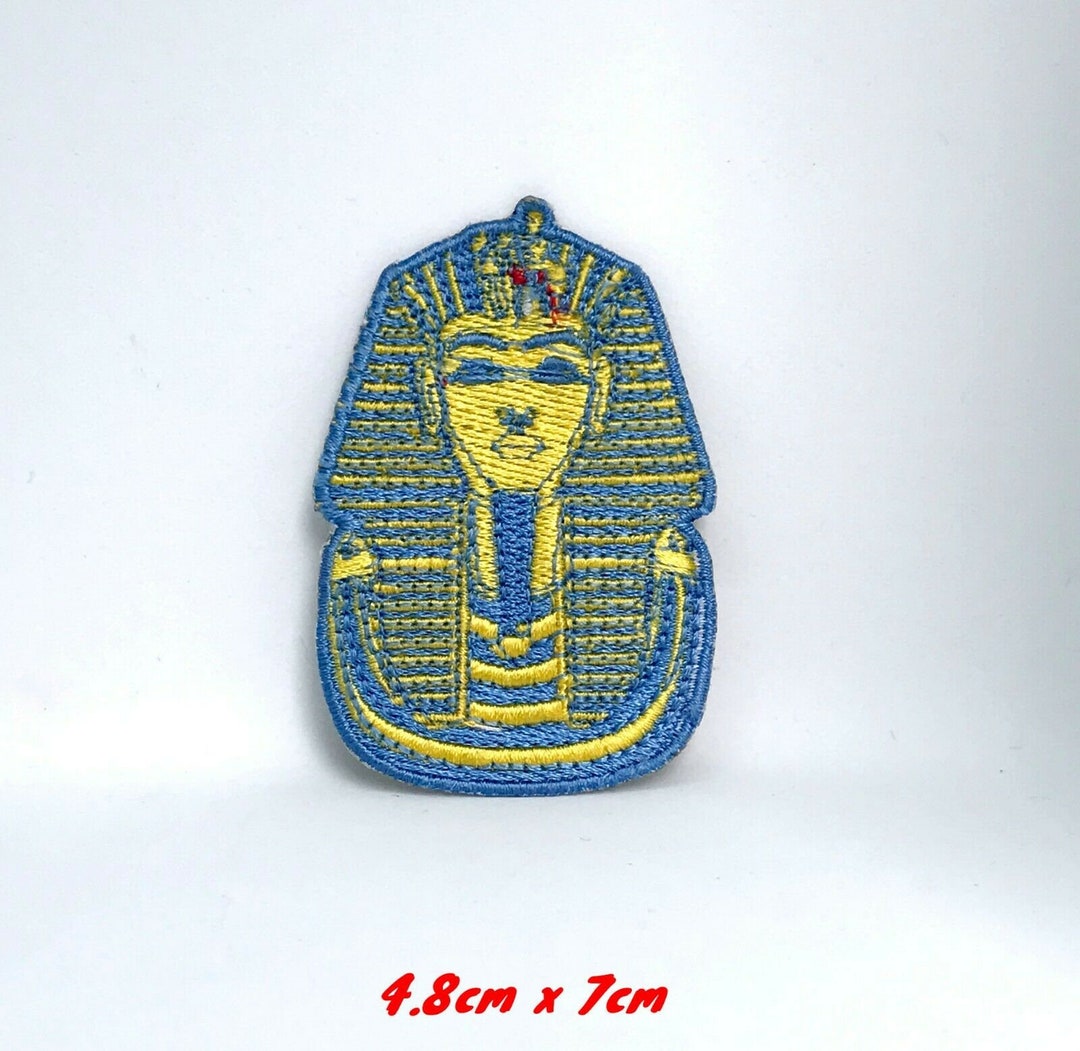 King Tut Tutankhamun Iron Sew on Embroidered Patch - Etsy
