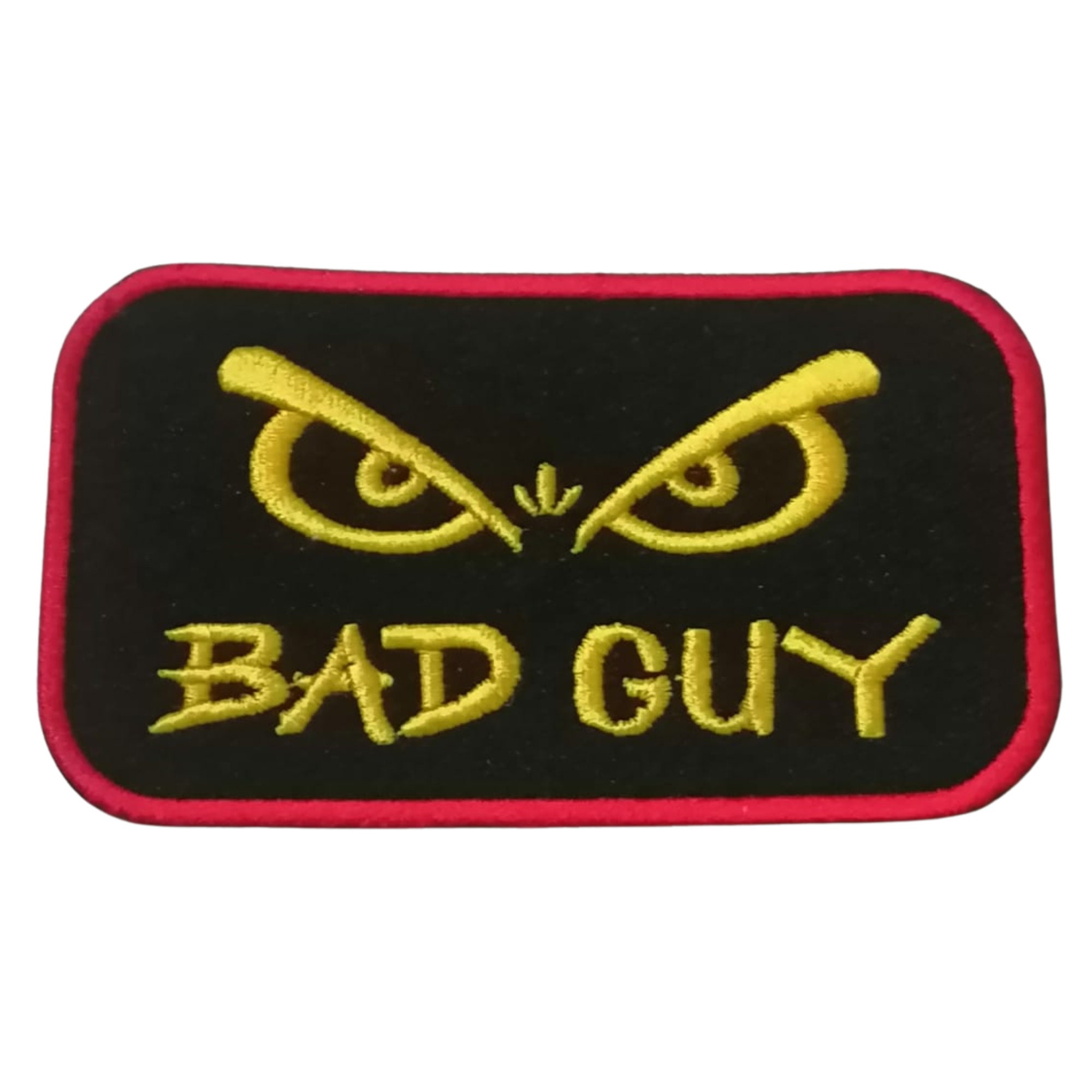Bad Guy Angry Eyes Art Clothing Badge Iron on Sew on Embroidered Patch ...