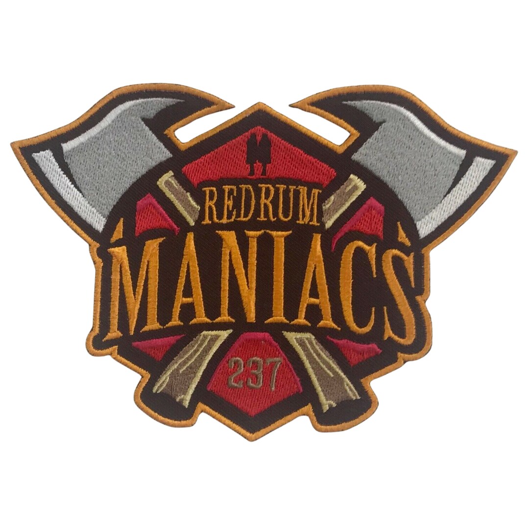 Redrum Maniacs Large Biker Jacket Back Iron/sew on Embroidered Patch - Etsy