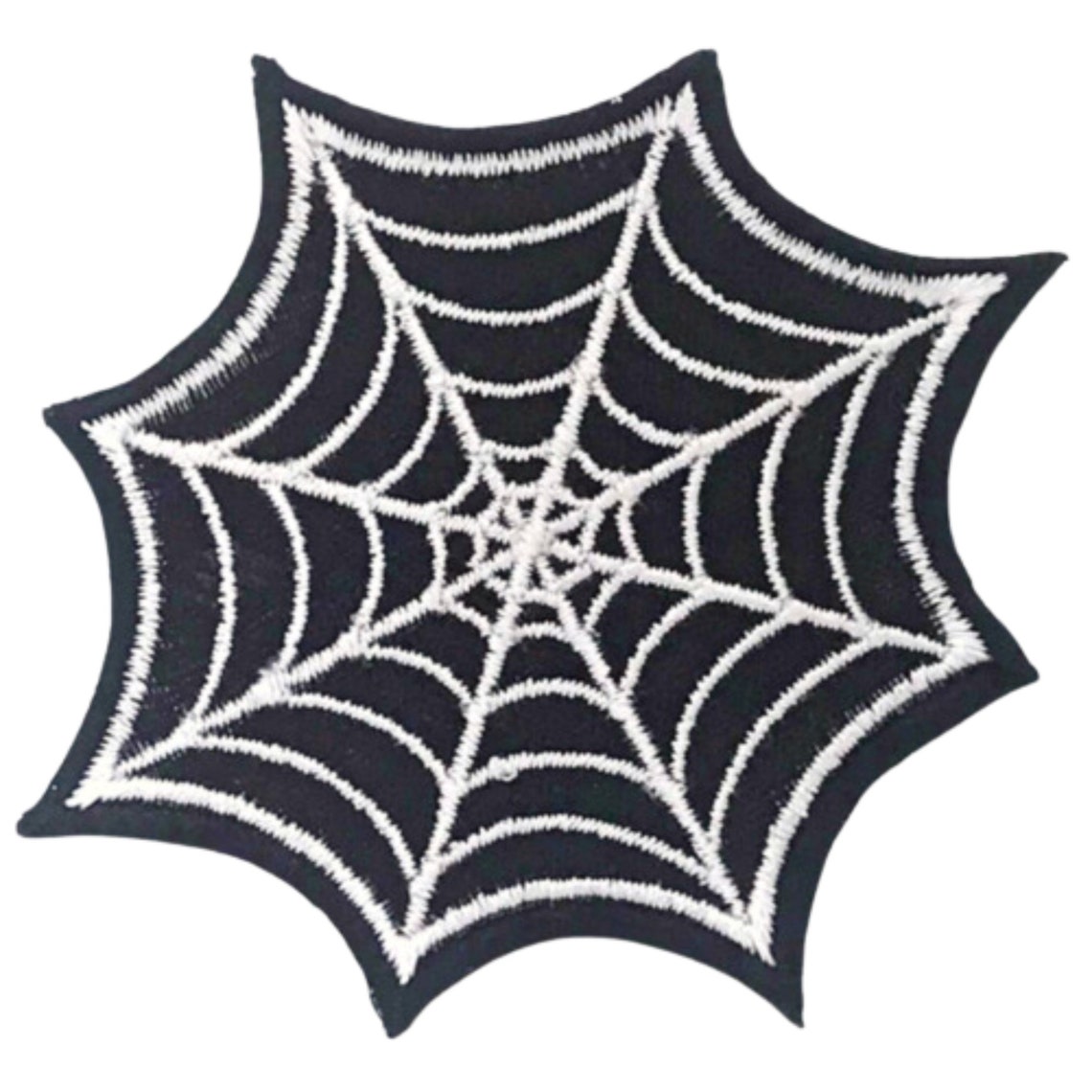 Spider Web Embroidered Patch - Iron-on/sew-on Badge - Etsy