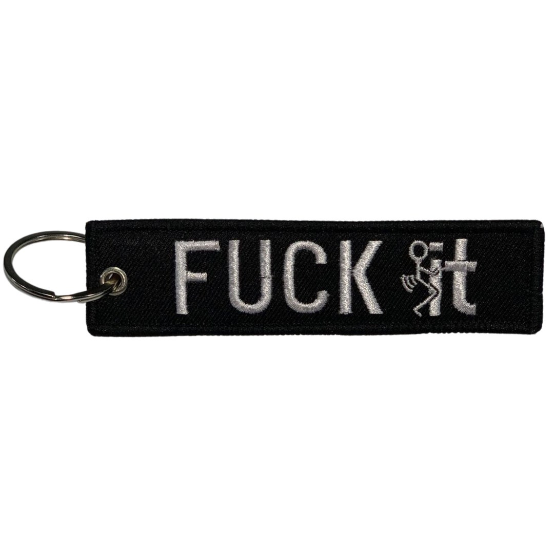 FK It Fully Embroidered Motorcycle Key Chains for Biker Bags Keys - Etsy