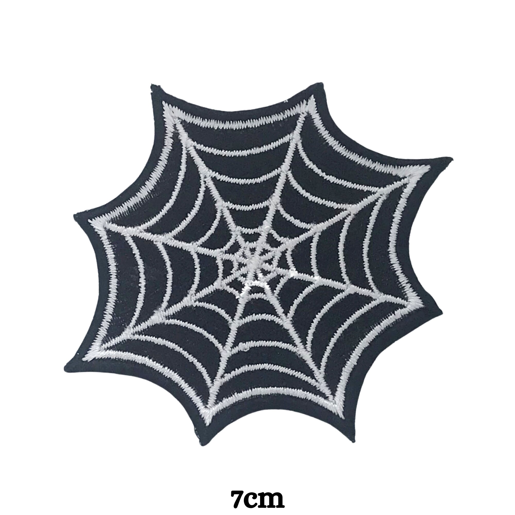 Spider Web Patch Embroidered Iron on Sew on Patch Badge for Clothes Etc ...