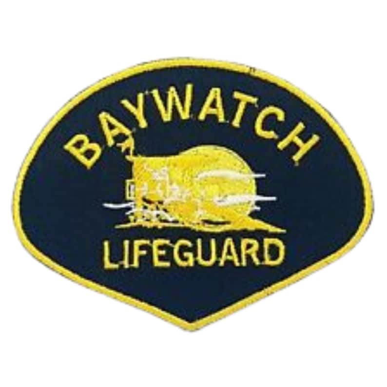 BAYWATCH Swimsuit Lifeguard Logo Iron-on Embroidered Patch Applique - Etsy