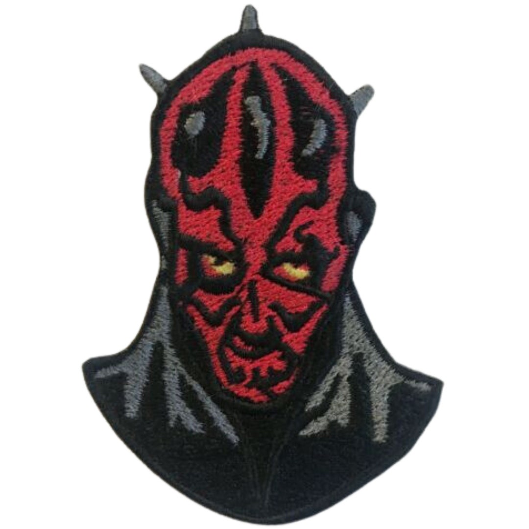 Angry Devil Face Scary Iron on Sew on Embroidered Patch Applique - Etsy