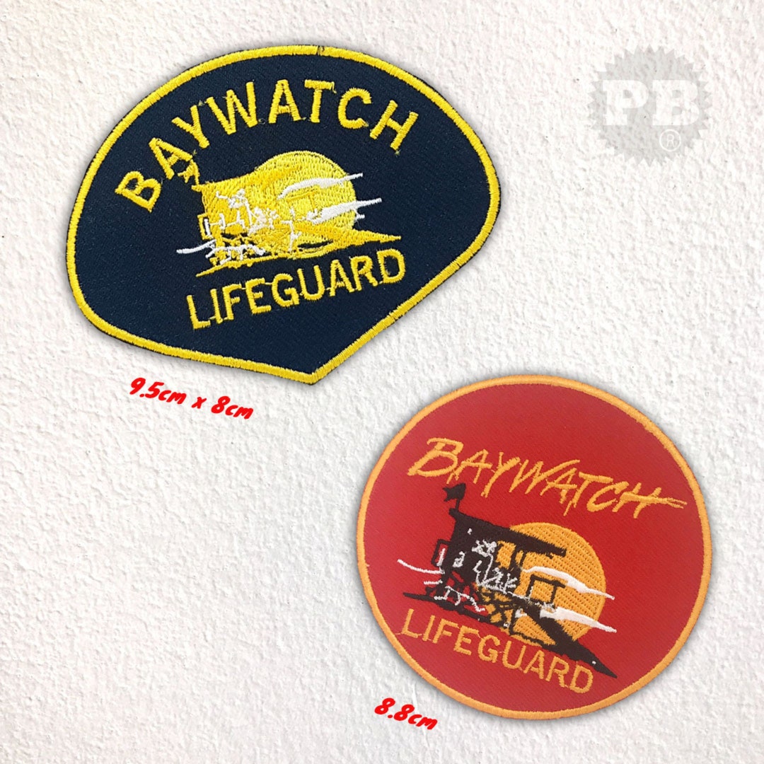BAYWATCH Swimsuit Lifeguard Logo Iron-on Embroidered Patch - Etsy