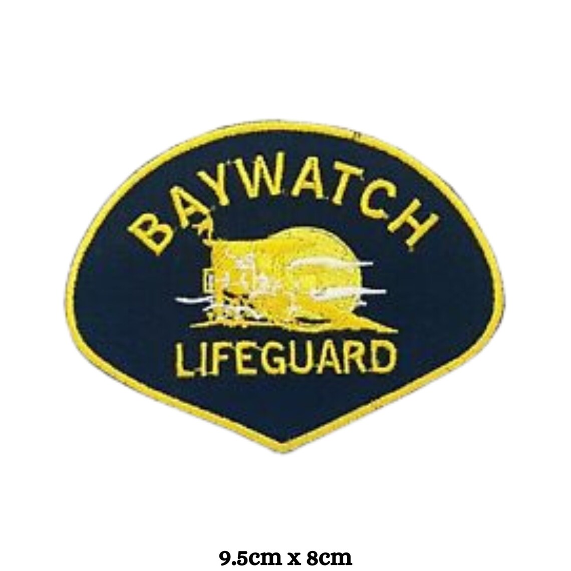 BAYWATCH Swimsuit Lifeguard Logo Iron-on Embroidered Patch Applique - Etsy