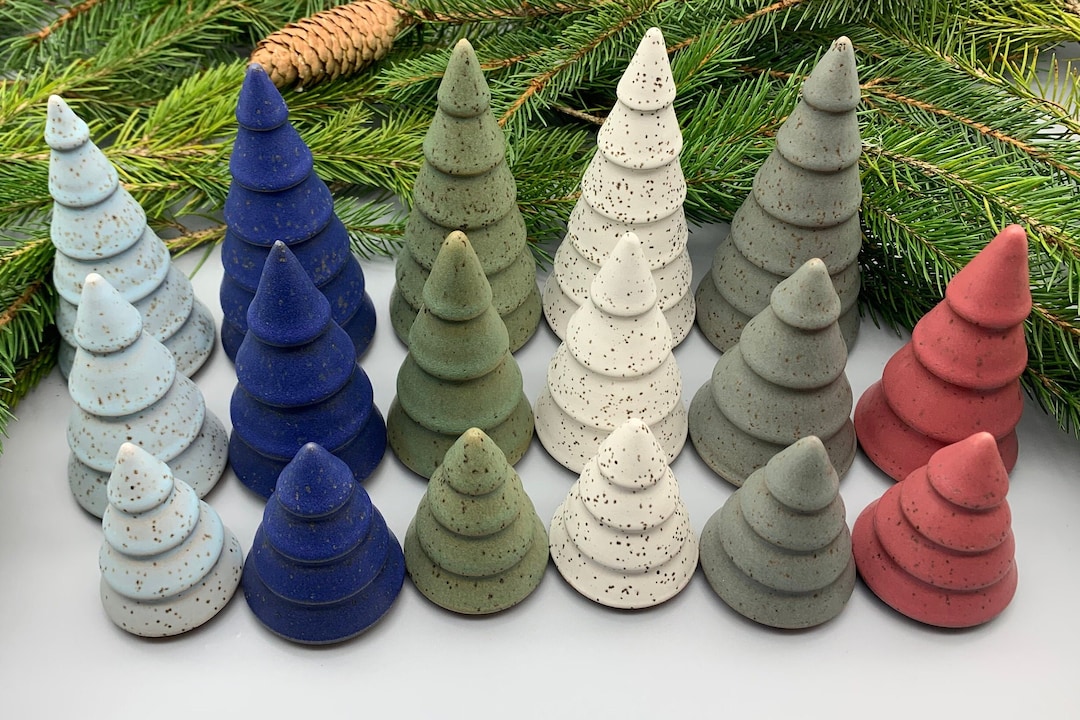 Speckled Stoneware Christmas Tree Ceramic Christmas Tree Christmas Tree ...