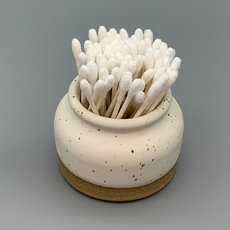 Qtip Jar - Etsy