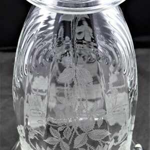 Tiffin, Coronet Etch, 9 , Vase, Made by Tiffin Glass Co. - Etsy