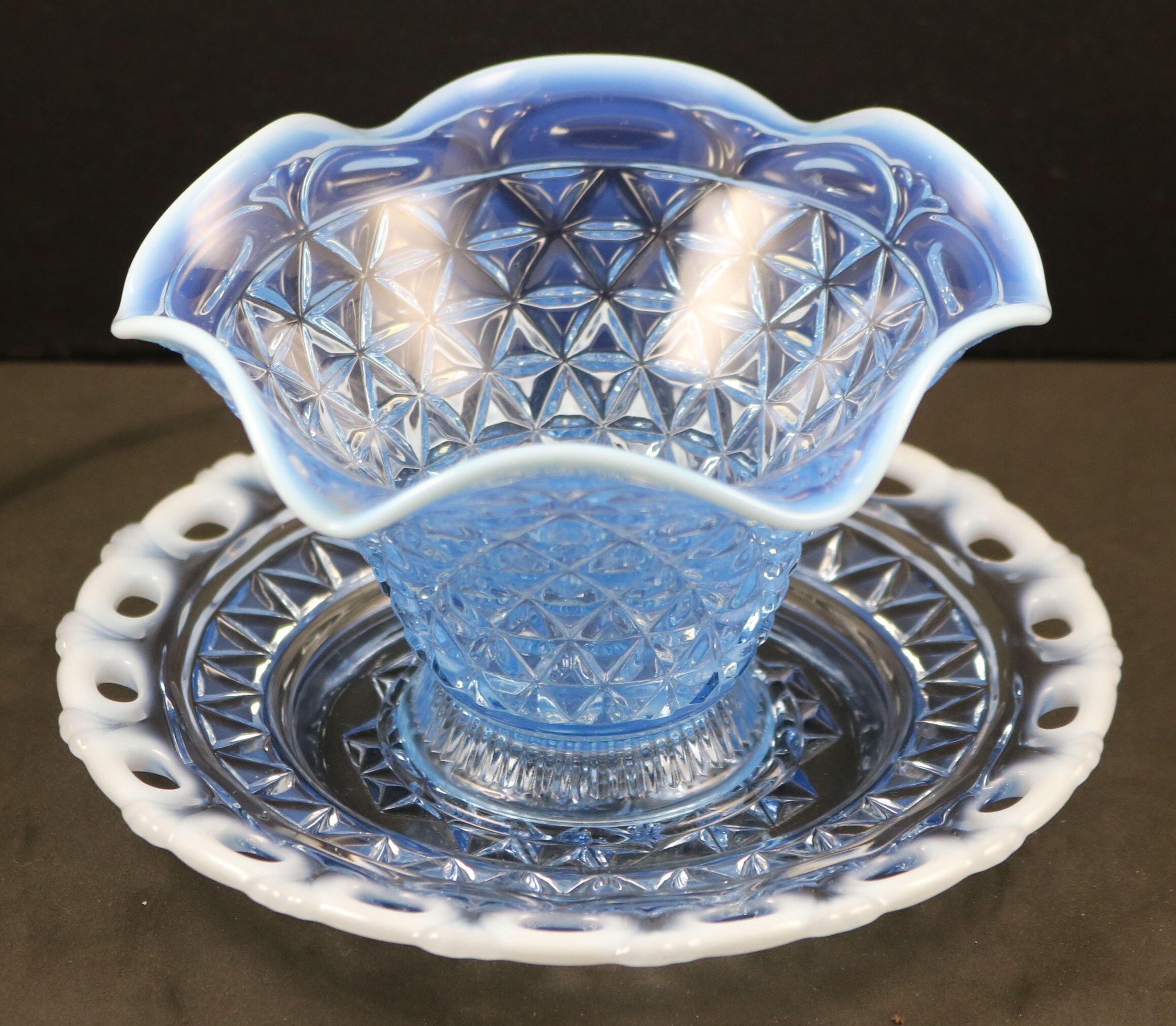 1930s Depression Glass Blue - Etsy