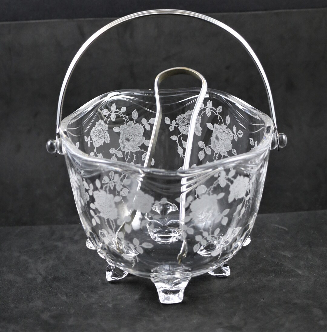 Fostoria, Willowmere, Etch No. 333, Footed Ice Bucket, Made 1938-68 - Etsy