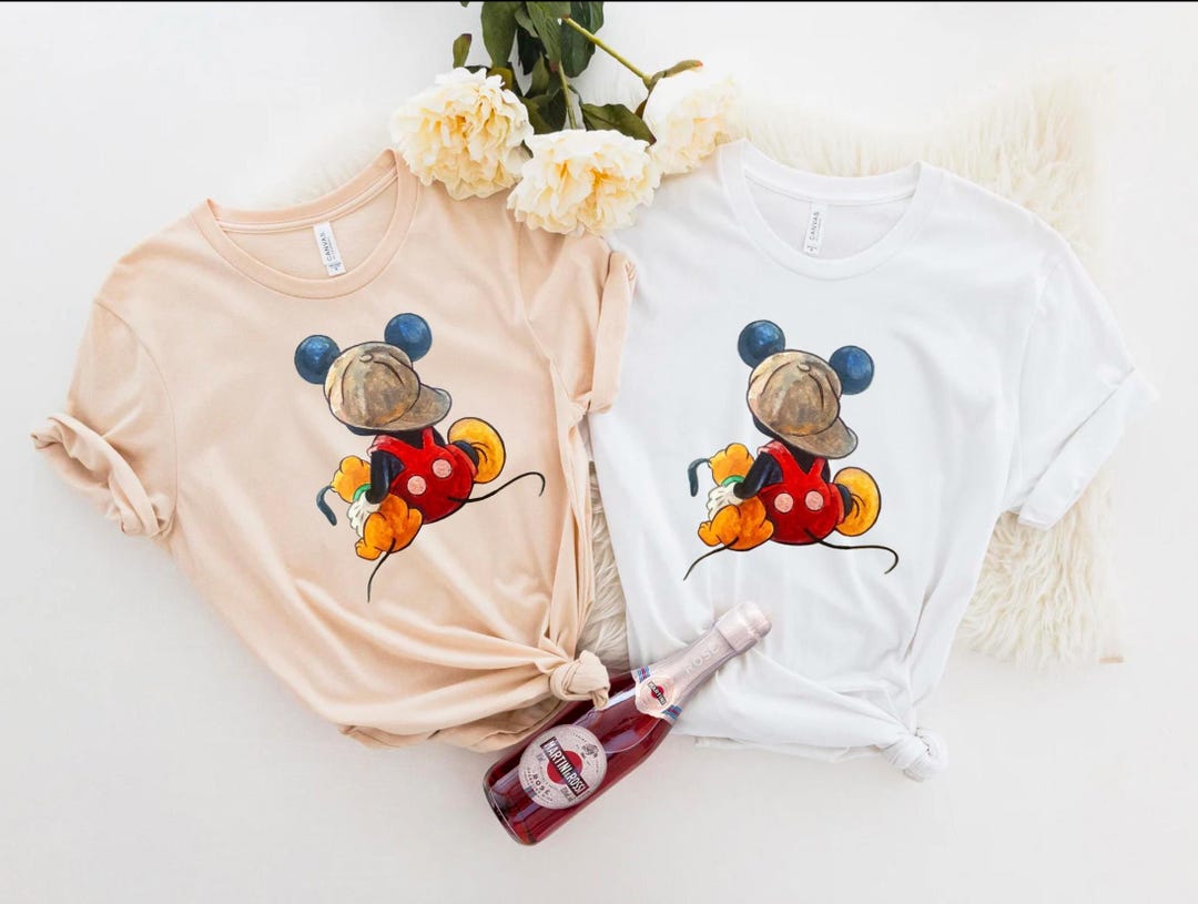 The Iconic Silhouet Backside Mickey Mouse Tee Classic Disney Vibes ...