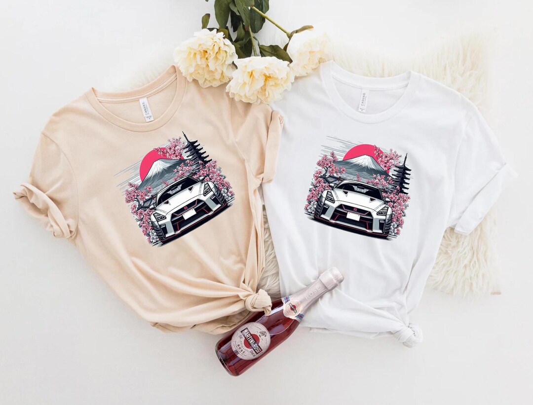 Sakura Serenity: Chinese Japonic Temple Tee, R35 Gt-r, Sakura Dream Tee ...