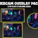 24 Animated Webcam Overlay Stream Pack - Etsy