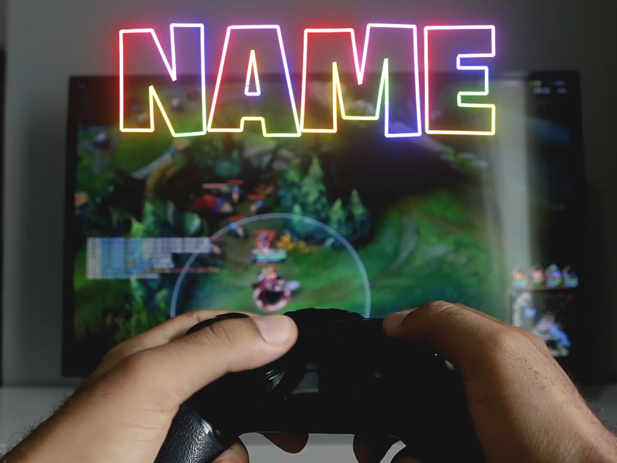 Custom Animated Rainbow Name Overlay OBS Streamlabs - Etsy